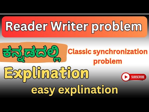 Reader writer problem |classic problem synchronization |part_2 - YouTube