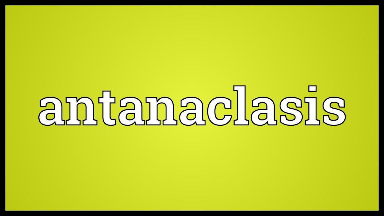 Antanaclasis Meaning - YouTube