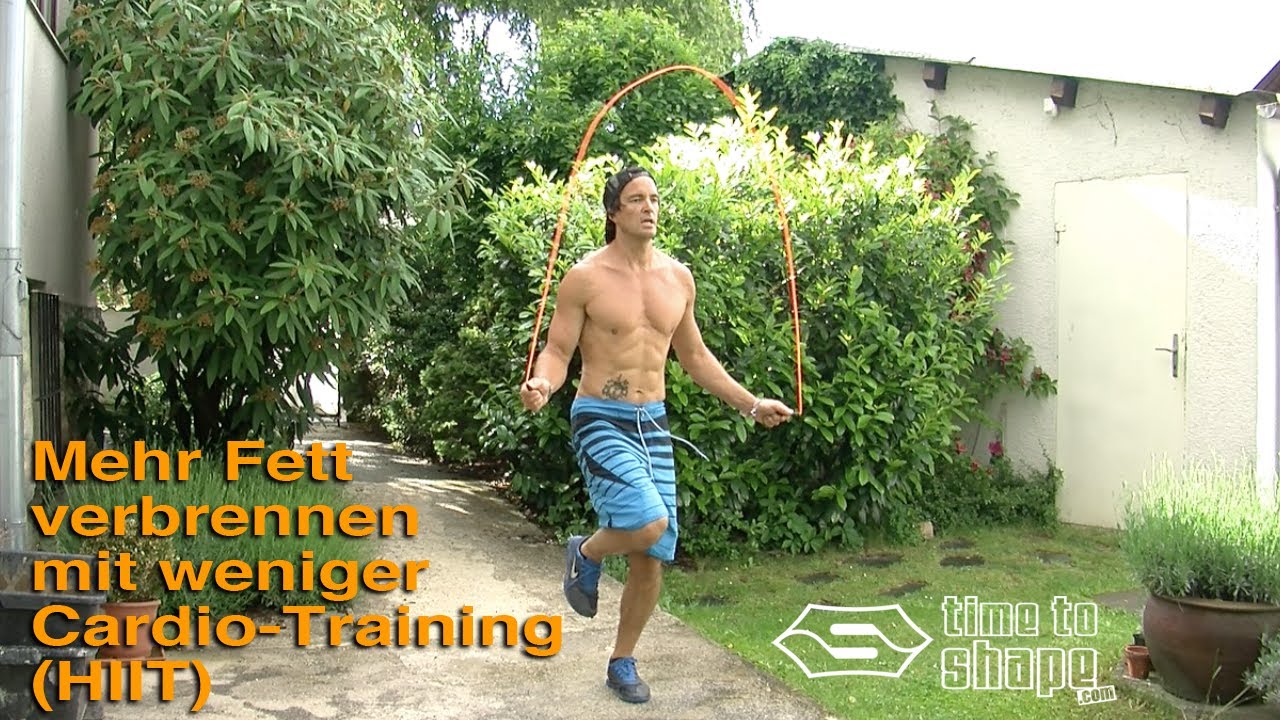 Mehr Fett verbrennen mit weniger Cardio-Training (HIIT) - YouTube