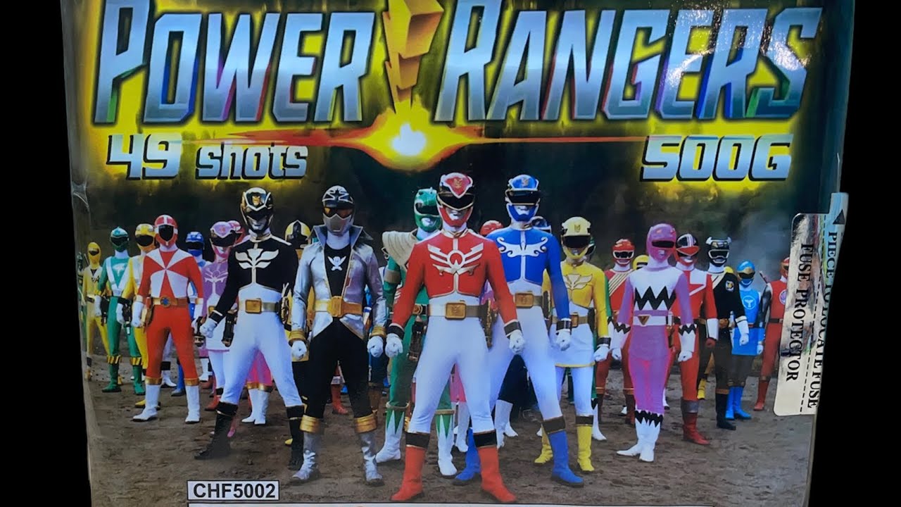 POWER RANGERS 49 shots - YouTube