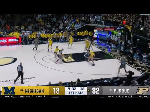 Michigan vs Purdue [ FULL GAME Highlights ] Jan 24, 2024 | College ...