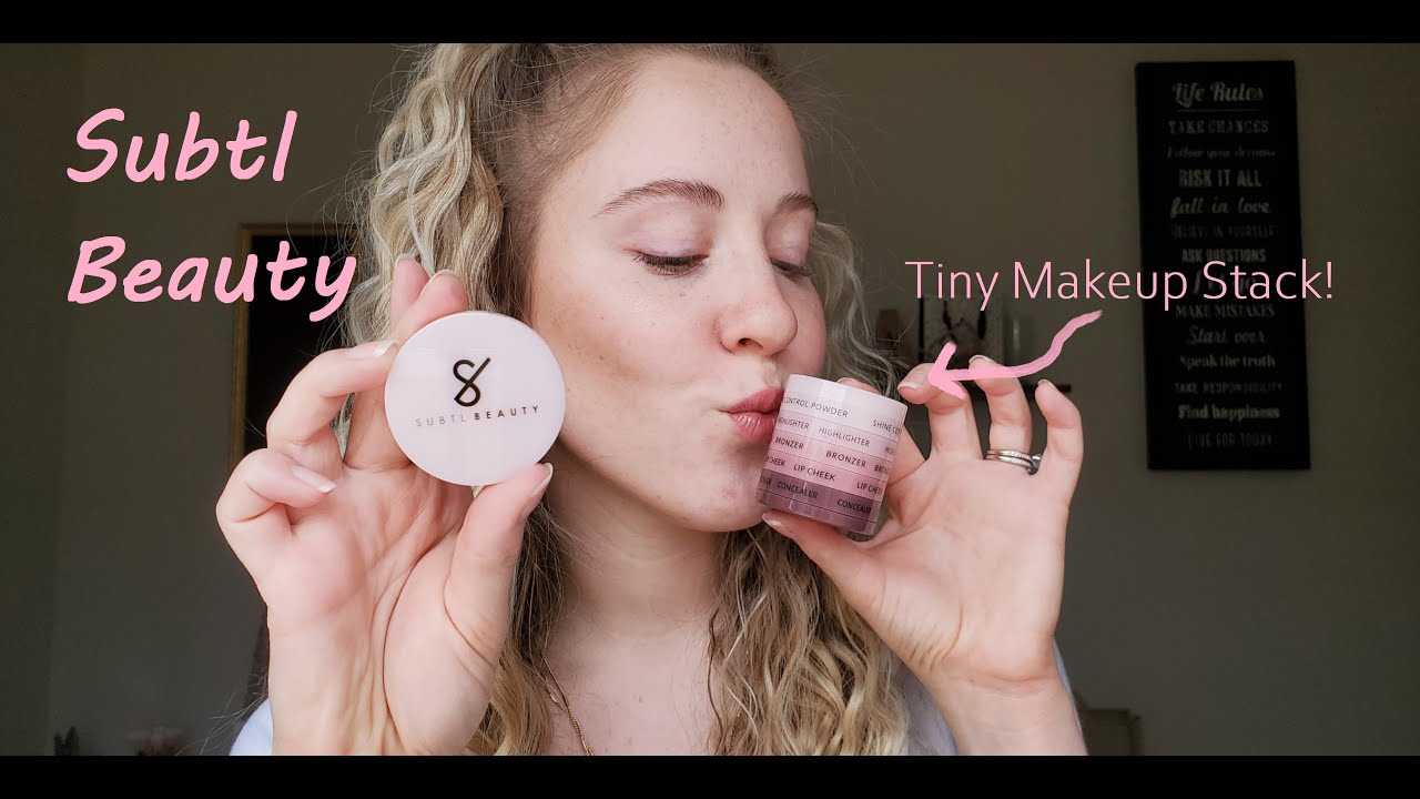 Subtl Beauty First Impressions | Stackable On-the-Go Makeup - YouTube