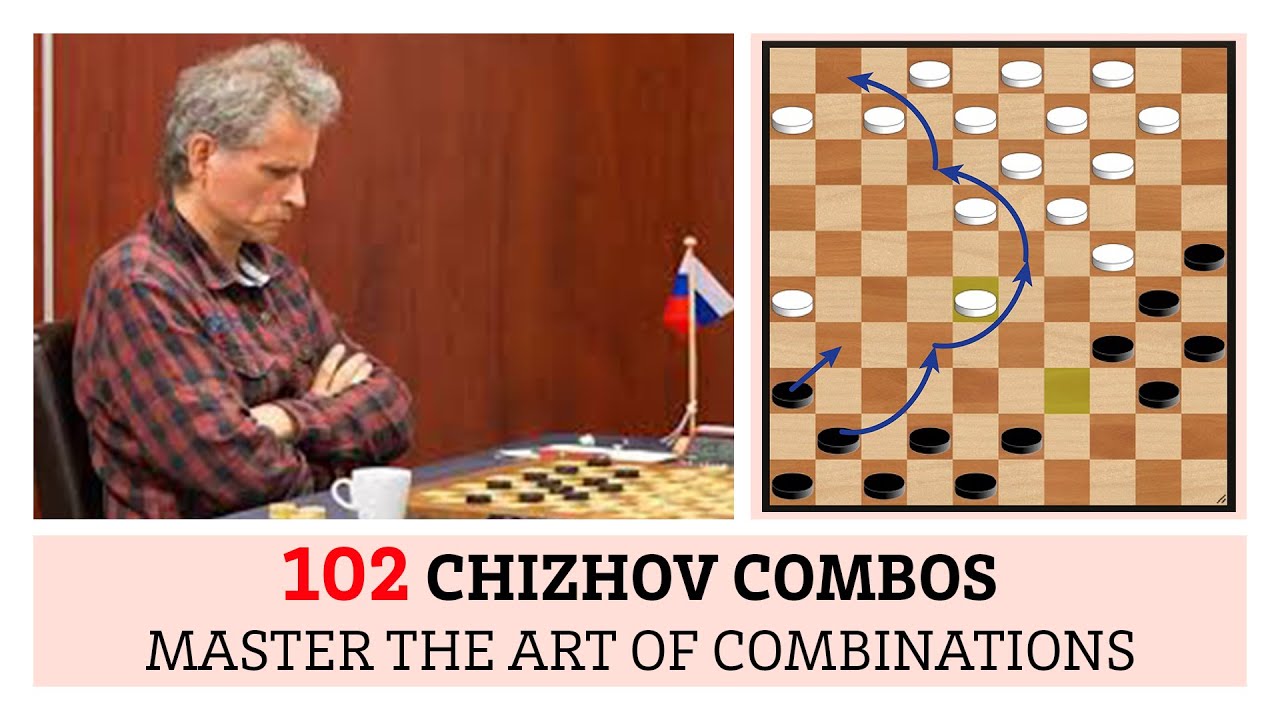 102 Brilliant Draughts Combinations by Alexey Chizhov – Masterclass in Tactical Play - YouTube