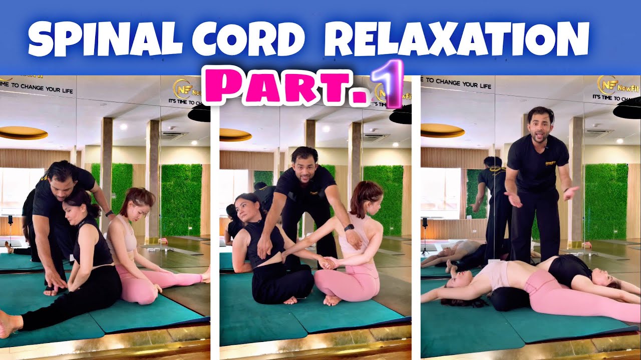 Spinal Cord Relaxation With Partner | Back Pain Relief | Partner ...