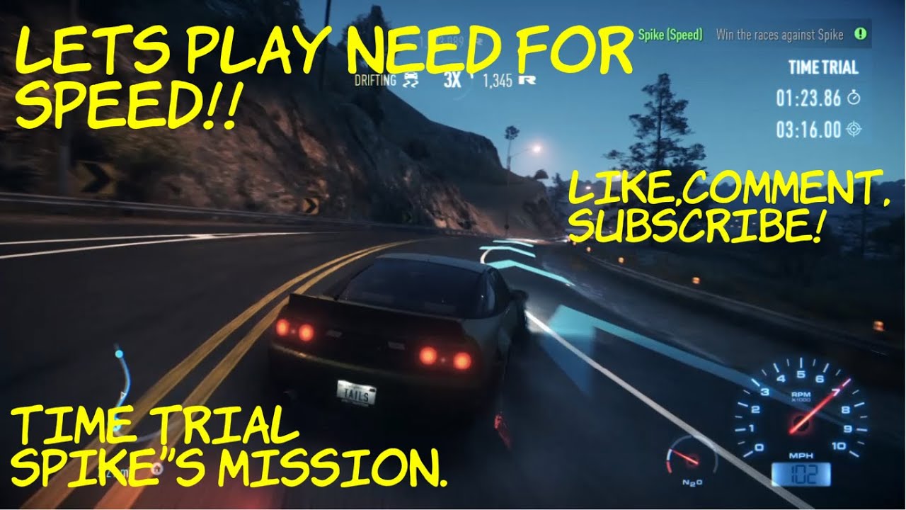 Need For Speed 2015 Lets Play Spike Mission - YouTube