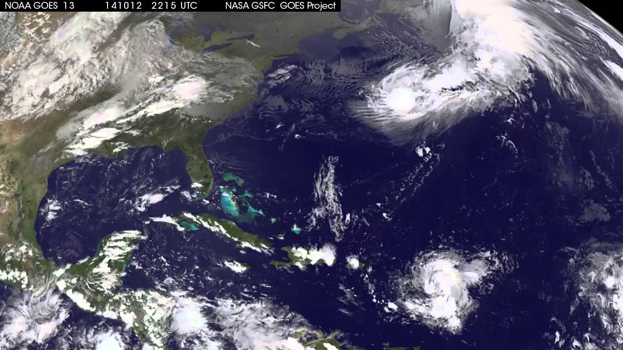 GOES-East Video of Gonzalo - YouTube