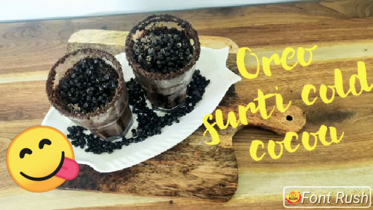 Oreo surti cold cocoa - YouTube