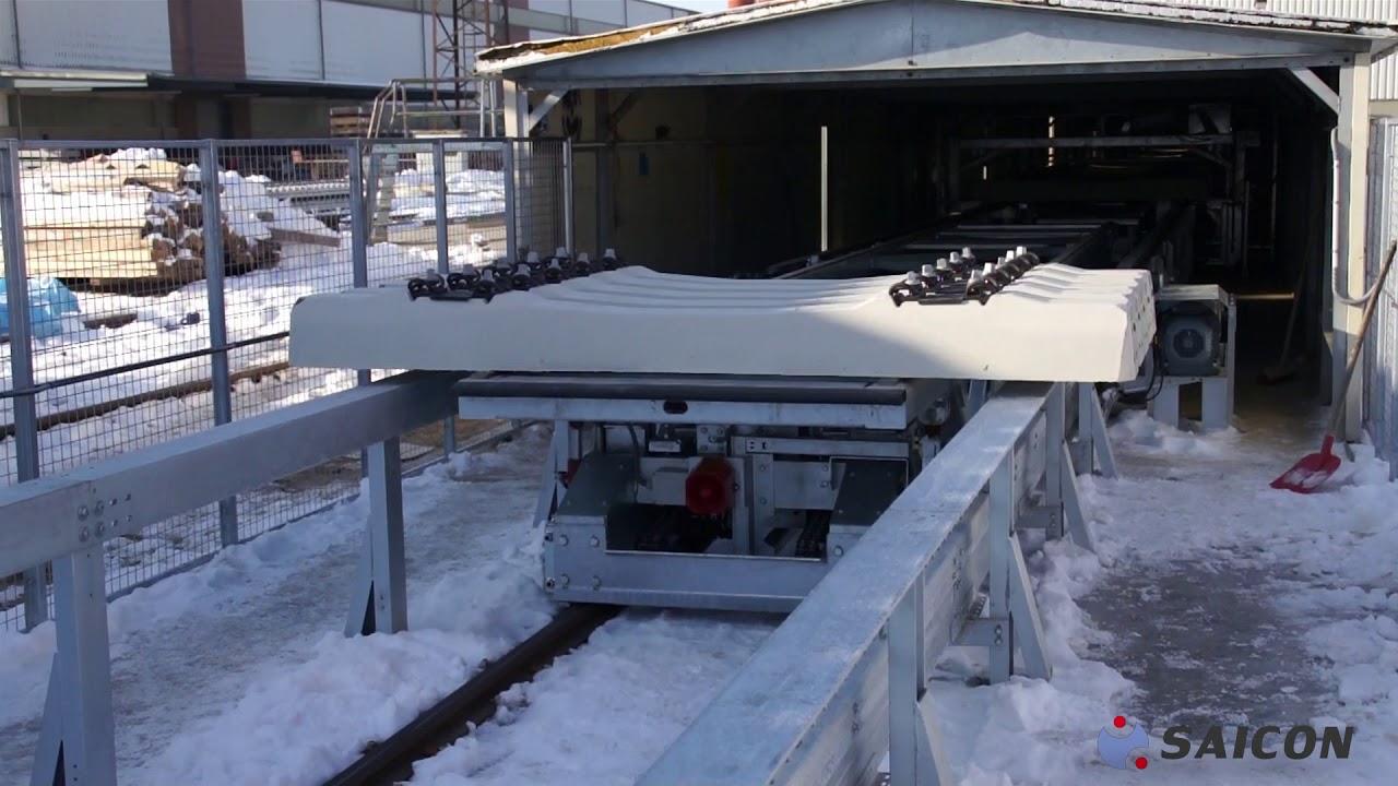 Railroad tie transportation system - YouTube