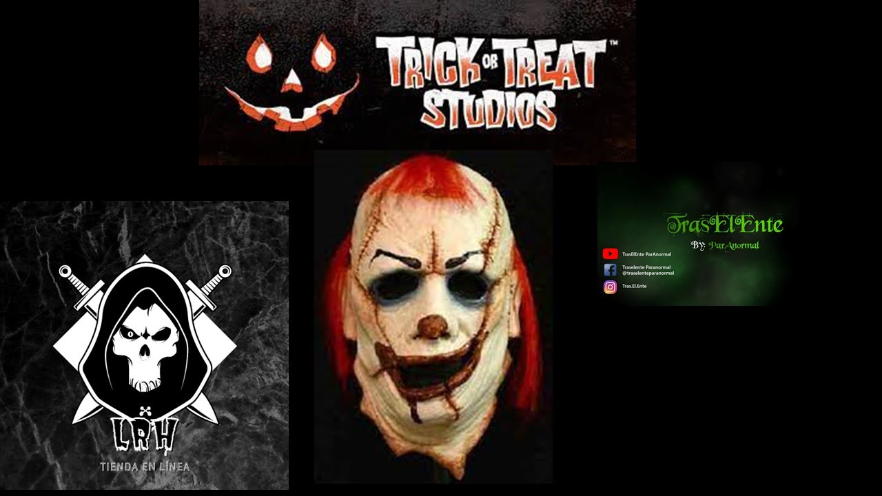 Unboxing de mascara ¨The Clown Skinner¨ Trick or treat studios (Los ...