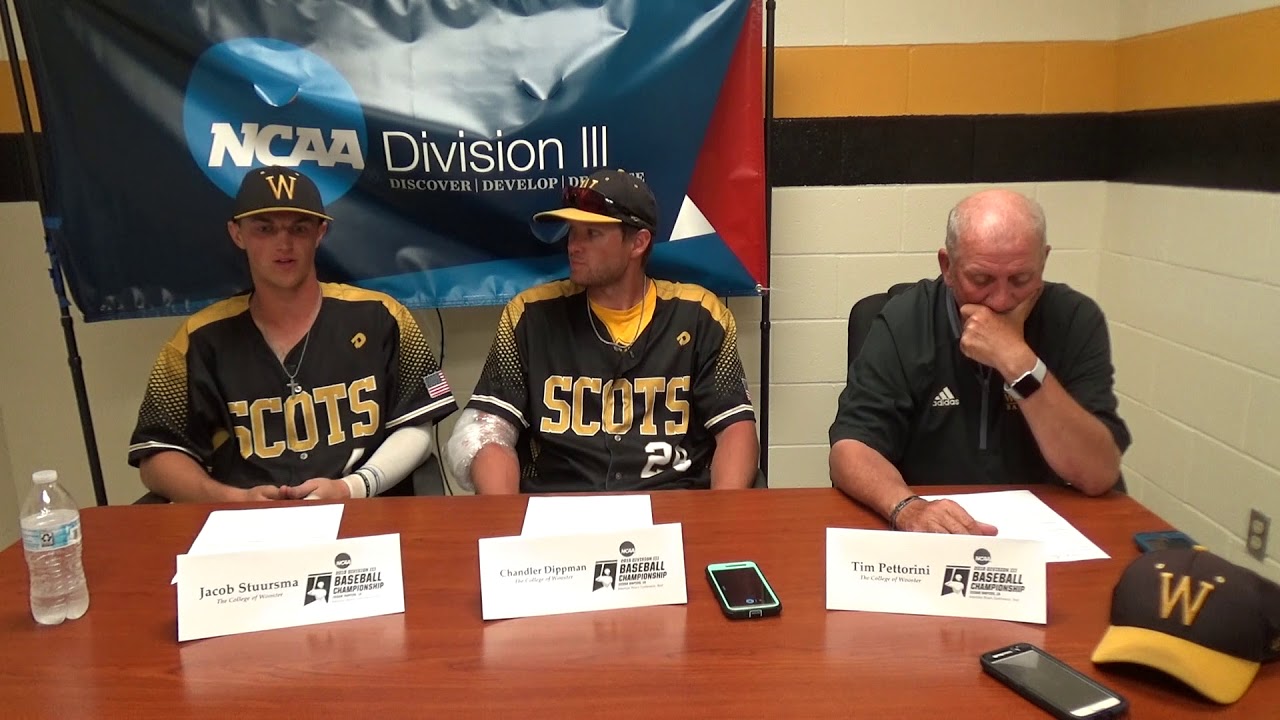 Wooster Press Conference - 2019 NCAA DIII Baseball Regional Finals ...