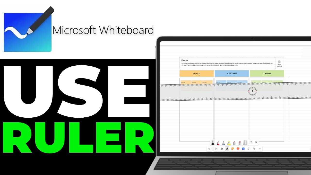How to Use Ruler in Microsoft Whiteboard 2025 (QUICK & EASY) - YouTube