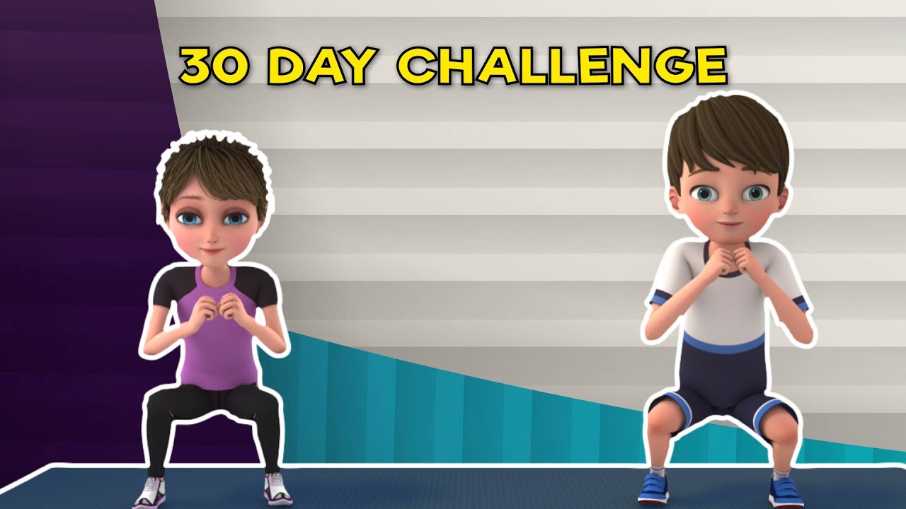 Kids Workout: 30 Day Challenge Weight Loss | Kids Exercise - YouTube