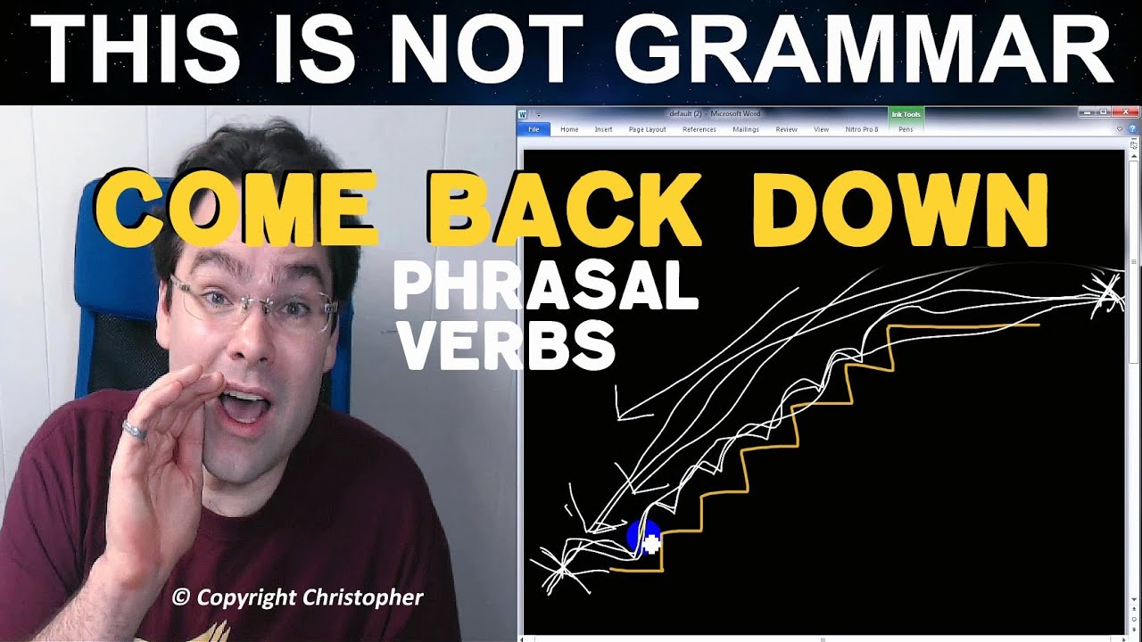 Phrasal Verbs with the Word Back Come Back Down Phrasal Verbs Come ...