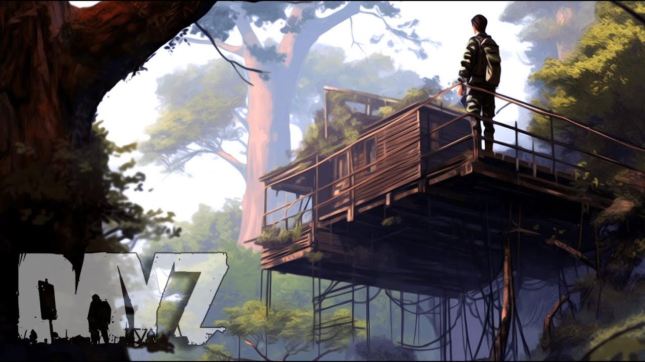 FIGHTING GROUPS & BUILDING A TREEHOUSE IN DAYZ - YouTube