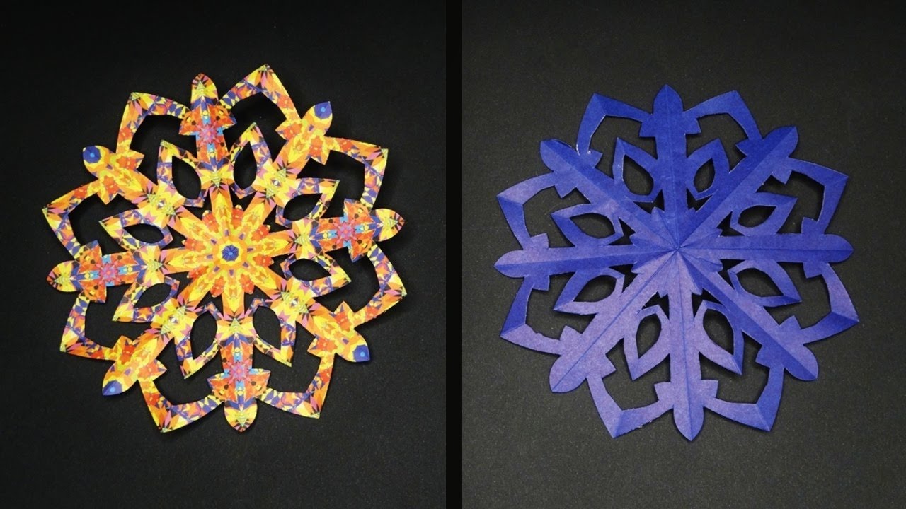 DIY | How to Make a Paper Flower Mandala | Easy Cutting Papercraft (1424) - YouTube