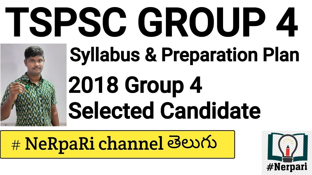 TSPSC Group 4 Exam Preparation Plan and Books by selected candidate ...