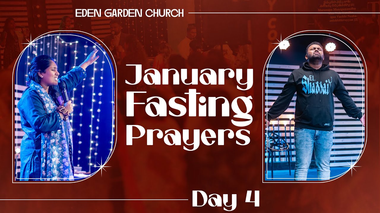 January Fasting prayers || Day 4 || 11-1-2024 || Ps Swaroop Victory ...