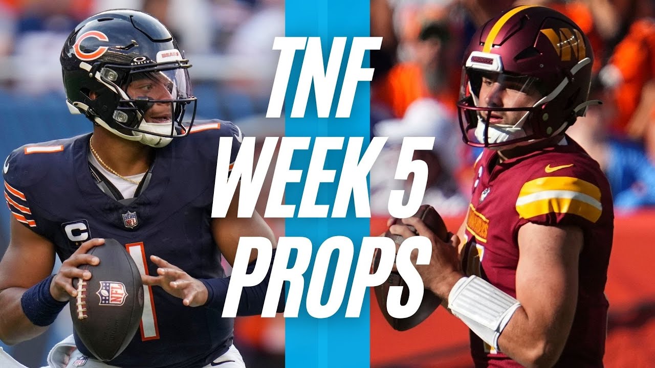 Thursday Night Football Player Props Nfl 2023 Bears Vs Commanders Tnf