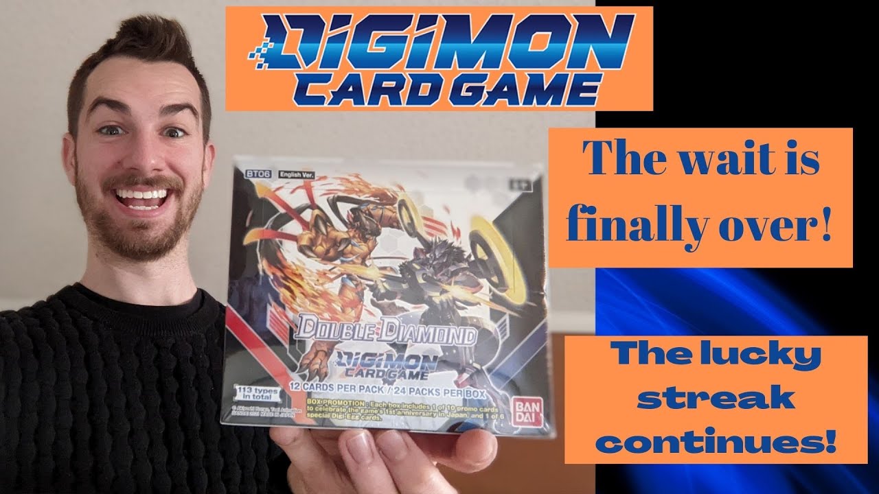 Digimon BT6 Double Diamond Booster Box Opening - YouTube