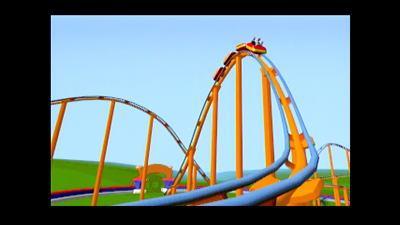 3DO 1995 Theme Park Roller Coaster 3D Bullfrog's World Japanese Version ...