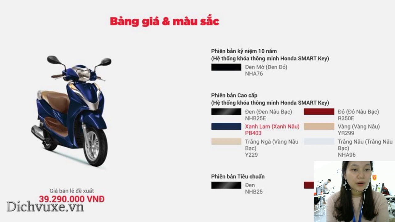 Review về Giá xe Honda Lead 2019 cho những ai cần - YouTube