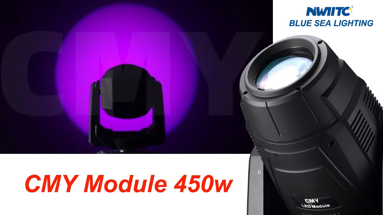 BLUE SEA LIGHTING CMY 450w Beam Spot Wash 3IN1 Hybrid LED Module Moving ...