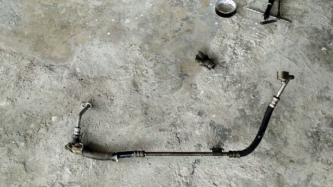DIY CAR AIRCON HOSE REPLACEMENT - YouTube
