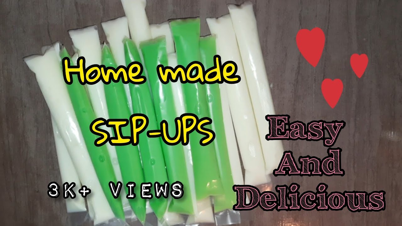 HOW TO MAKE SIP UP | HOMEMADE SIP UP - YouTube