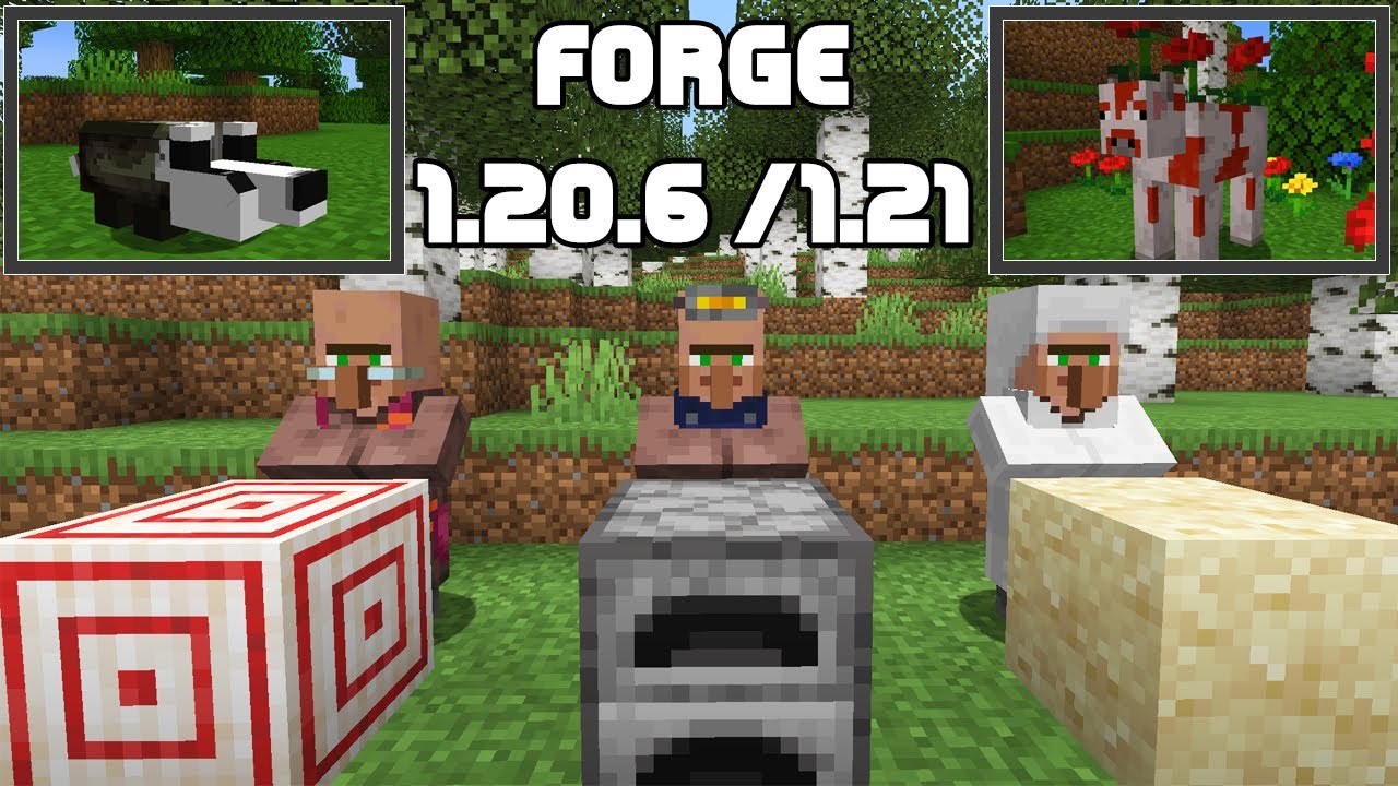 These Mods are now for 1.21! (Mooblooms & Mo' Villagers) - YouTube