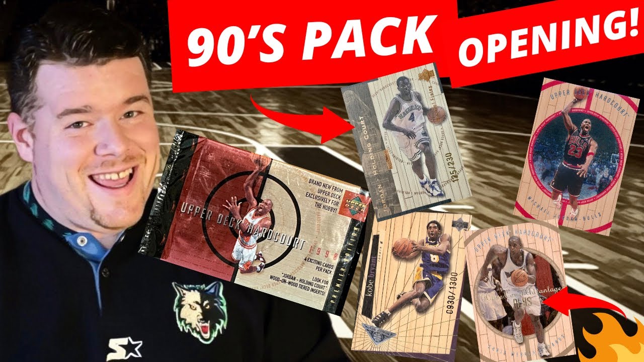 Rare & Valuable 90s Pack Opening! | 1998 Upper Deck Hardcourt Packs ...