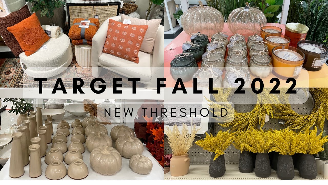 NEW Target Threshold Fall 2022 Home Decor Shop With Me - YouTube