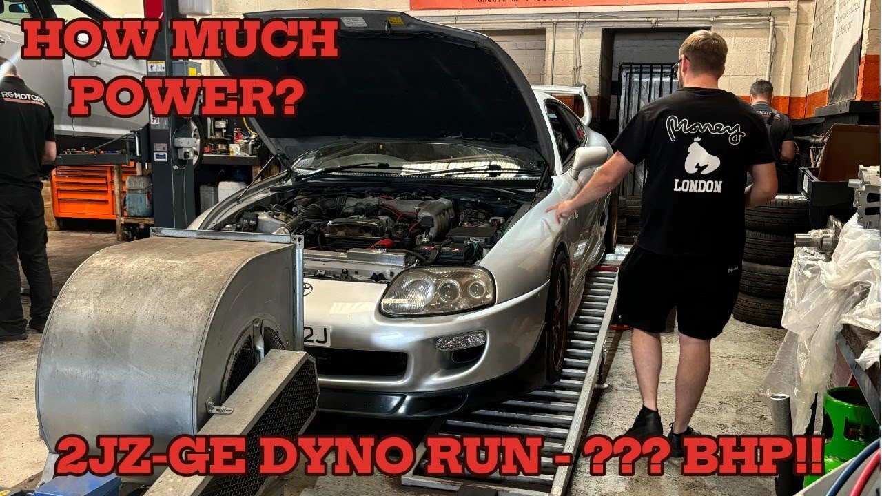 MK4 SUPRA DYNO RUNS - WHAT POWER IS A STOCK 2JZ-GE NON-VVTI - YouTube