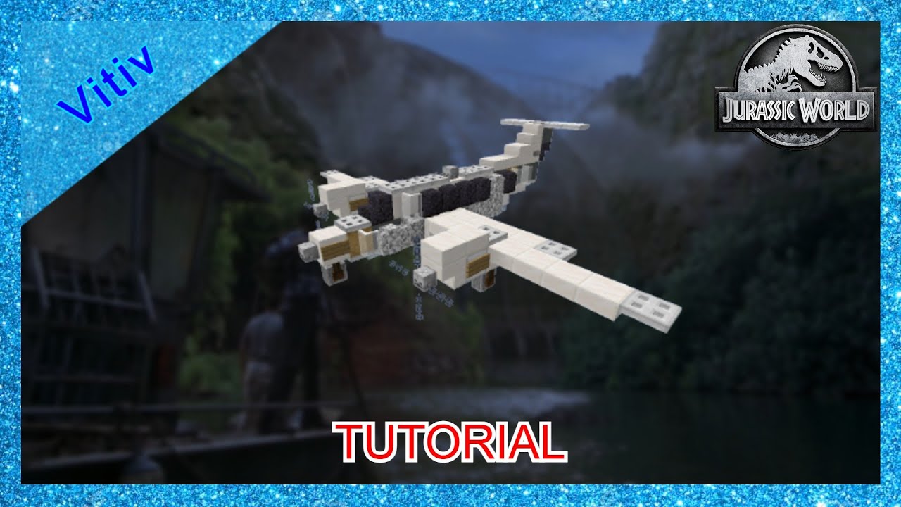 Jurassic Park Super King Air 200 (N622DC) in Minecraft - 1:1 Scale ...