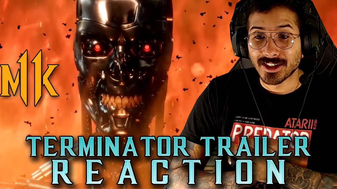 Terminator T-800 Gameplay Trailer (DESTROYER REACTION!) - MK11 - YouTube