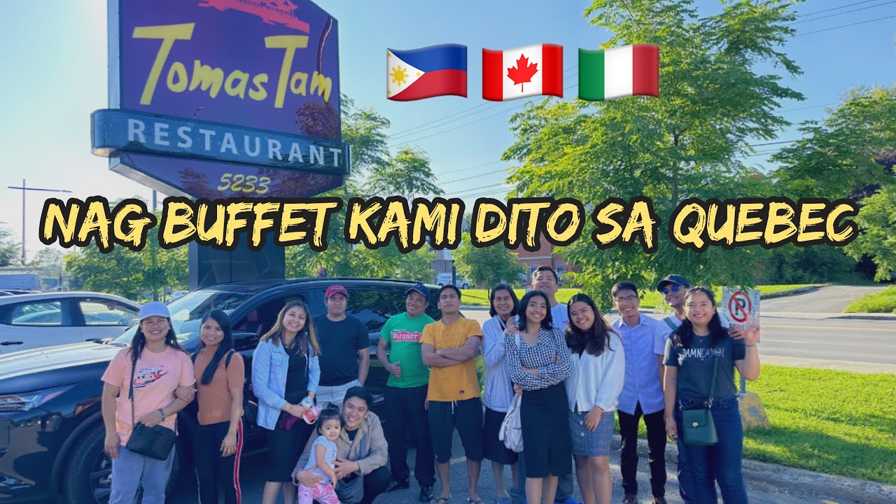 MURANG BUFFET DITO SA QUEBEC | SULIT NA MASARAP PA| KAPATIRAN| BUHAY CANADA| JENNIFER ROQUE ...