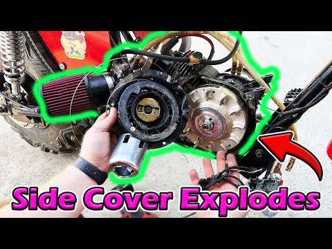 Predator 224cc Mini Bike Side Cover Exposition - YouTube