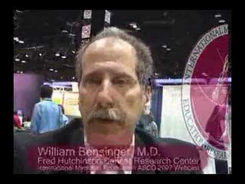 Stem Cell Transplant Update by Dr. Bensinger from ASCO 2007 - YouTube