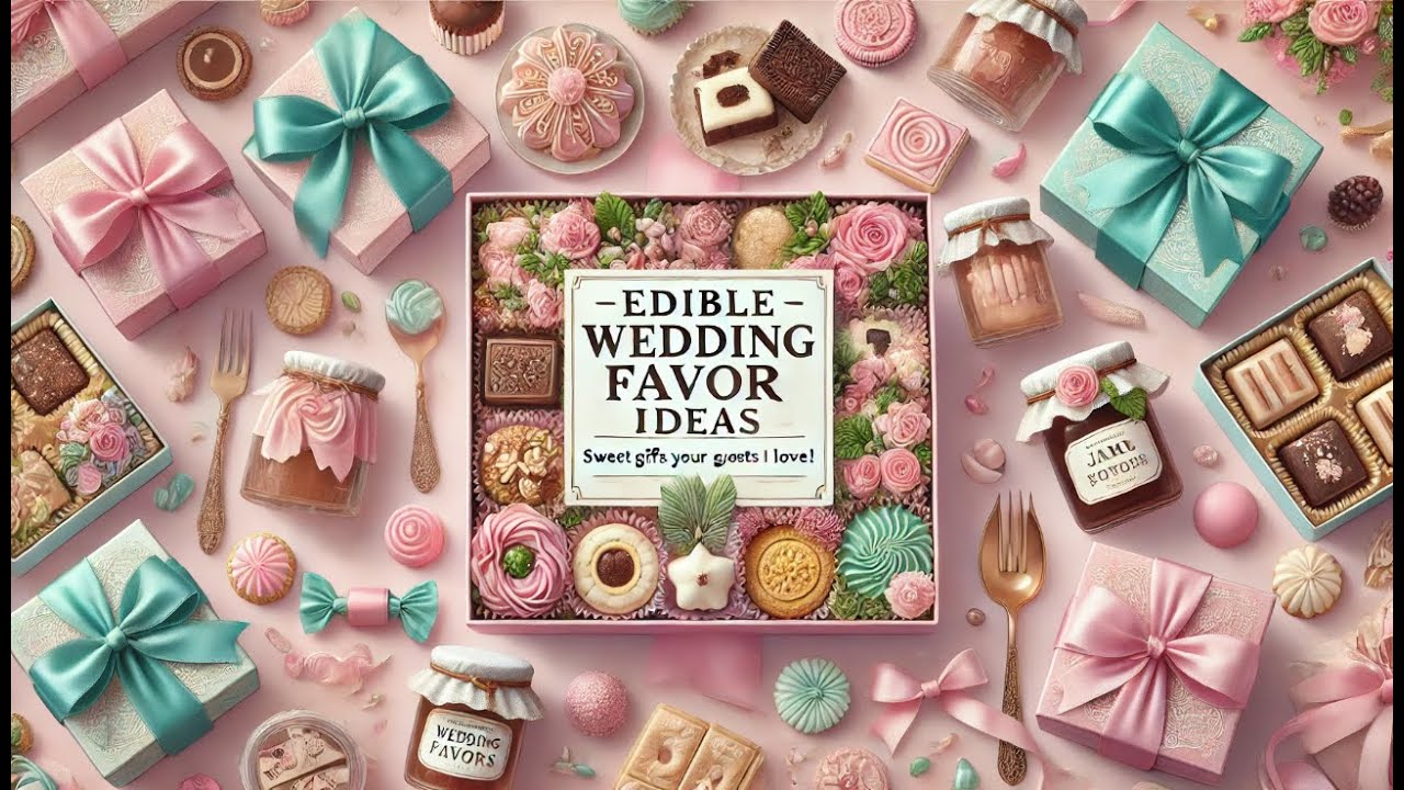 What Types of Food Make Great Edible Wedding Favors? - YouTube