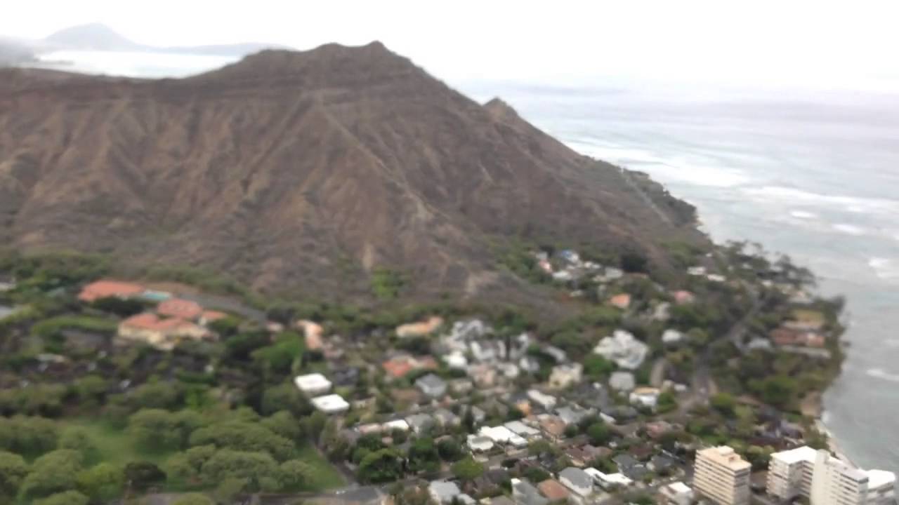 Flying over Diamond Head - YouTube