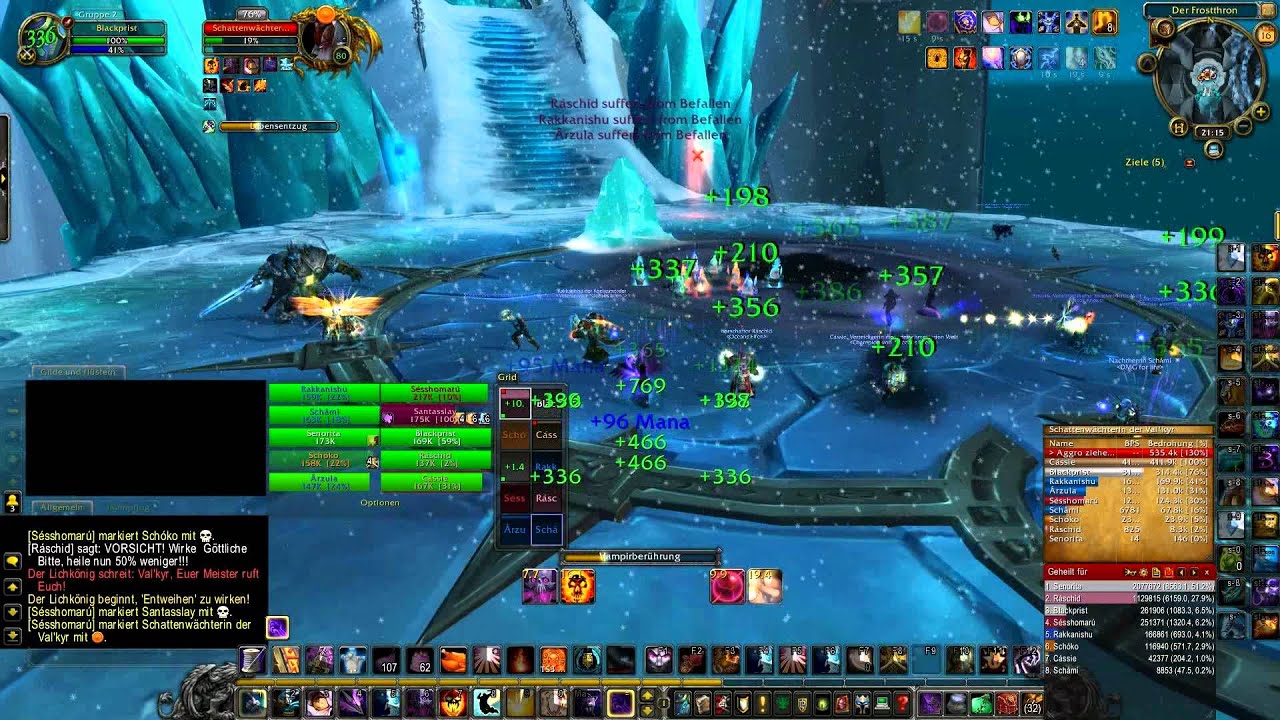 World of Warcraft - The Fall of the Lichking German Guild Gameplay ...