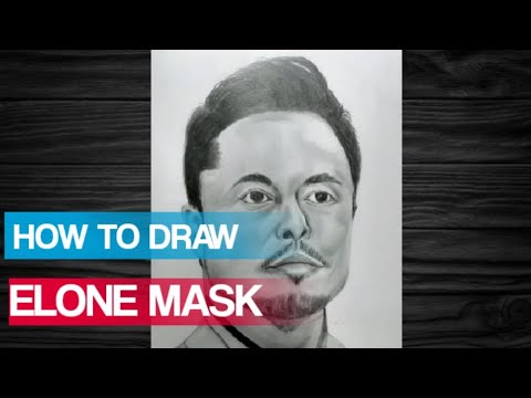 How to Draw a Elon musk | #elonmusk - YouTube
