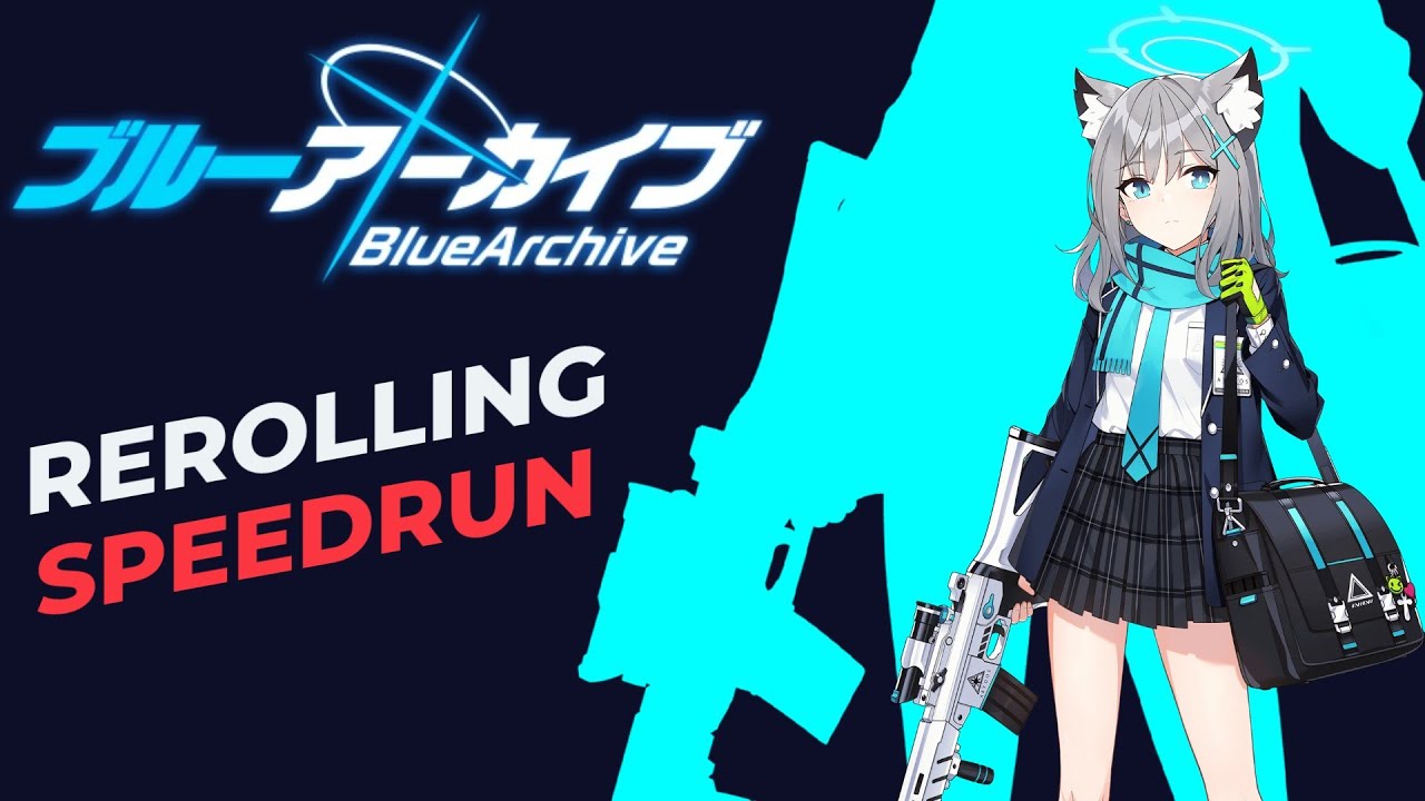 Blue Archive Fast Rerolling speedrun Tutorial - YouTube