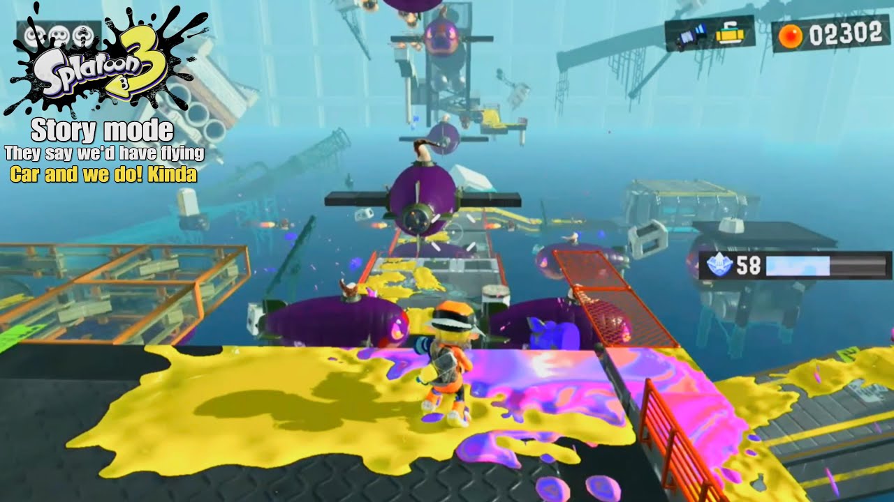Splatoon 3 Story mode - They Said we'd Have Flying cars and we do Kinda ...