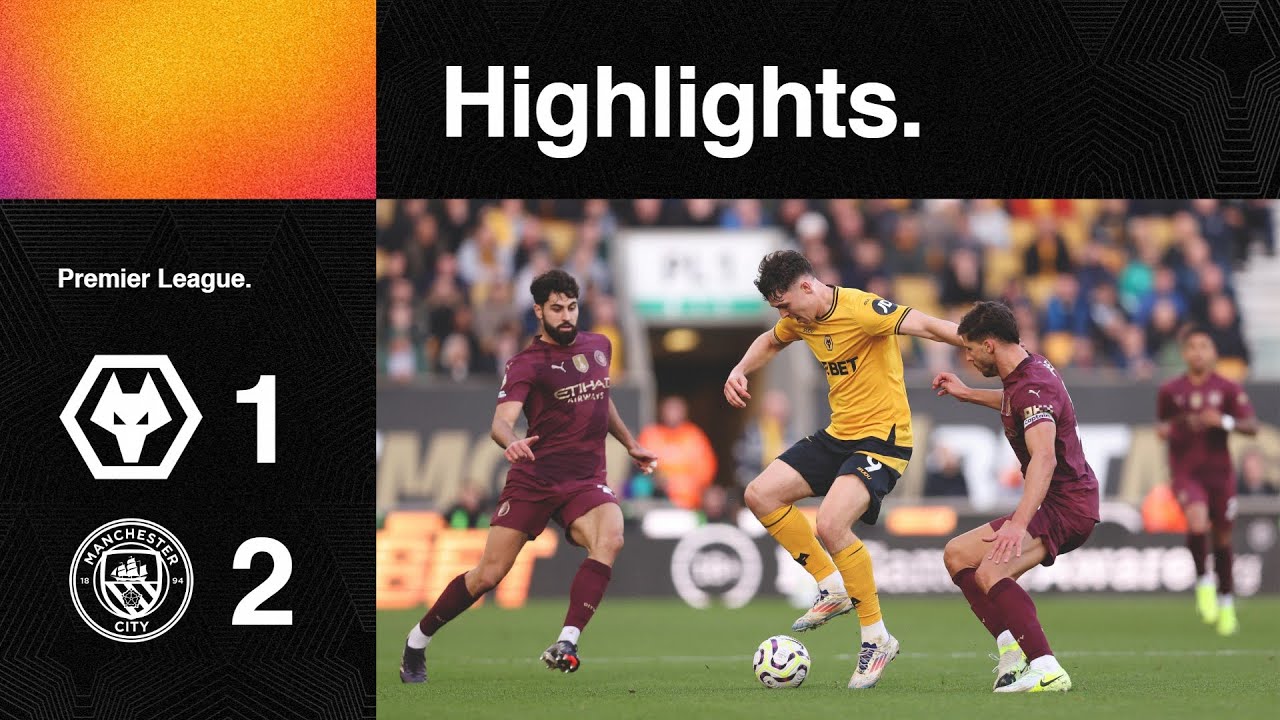 Late heartbreak against Man City | Wolves 1-2 Manchester City ...