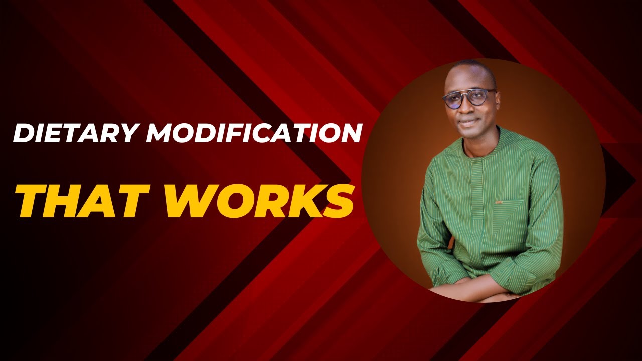 Dietary Modification that Works - YouTube