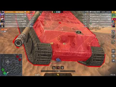 60TP/T-62A/Super Conqueror/B-C 25t - World of Tanks Blitz Replay - YouTube