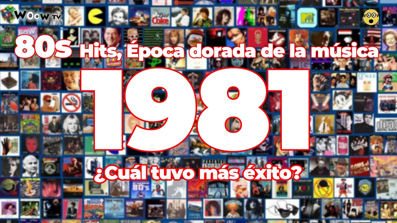 80s Grandes Hits musicales de 1981 según Billboard, Éxitos Musicales ...