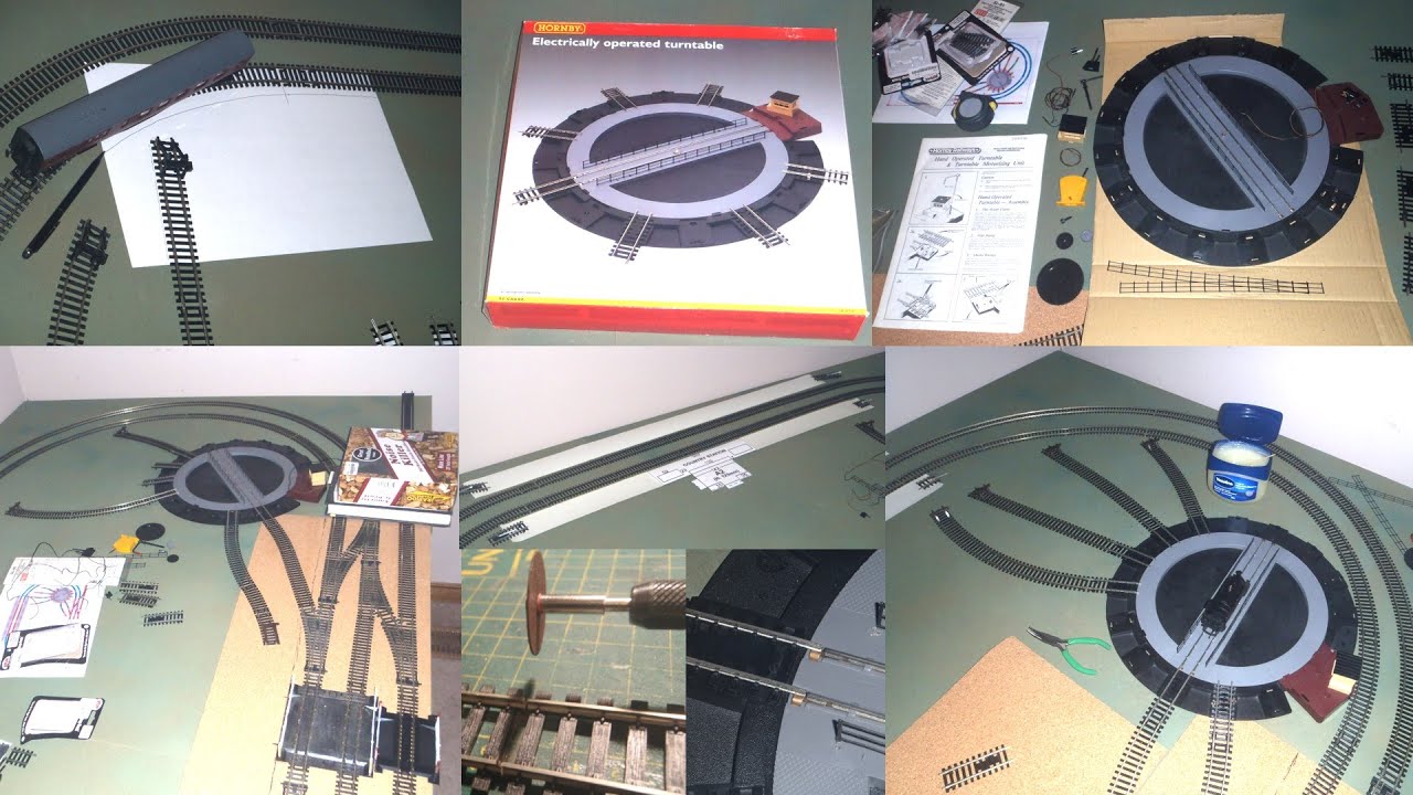 OO Gauge 30, Hornby Turntable, etc - YouTube