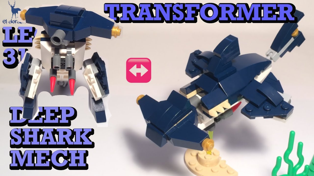 LEGO CREATOR 3in1 31088 R194’s MOC - Alternate Transformer -Dark Shark ...
