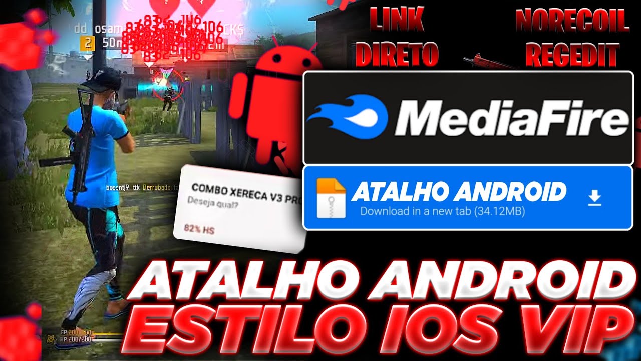 COMBO X3REC4 MACRO ANDROID VIP MOBILE XIT ATUALIZADO FREE FIRE PEGANDO ...